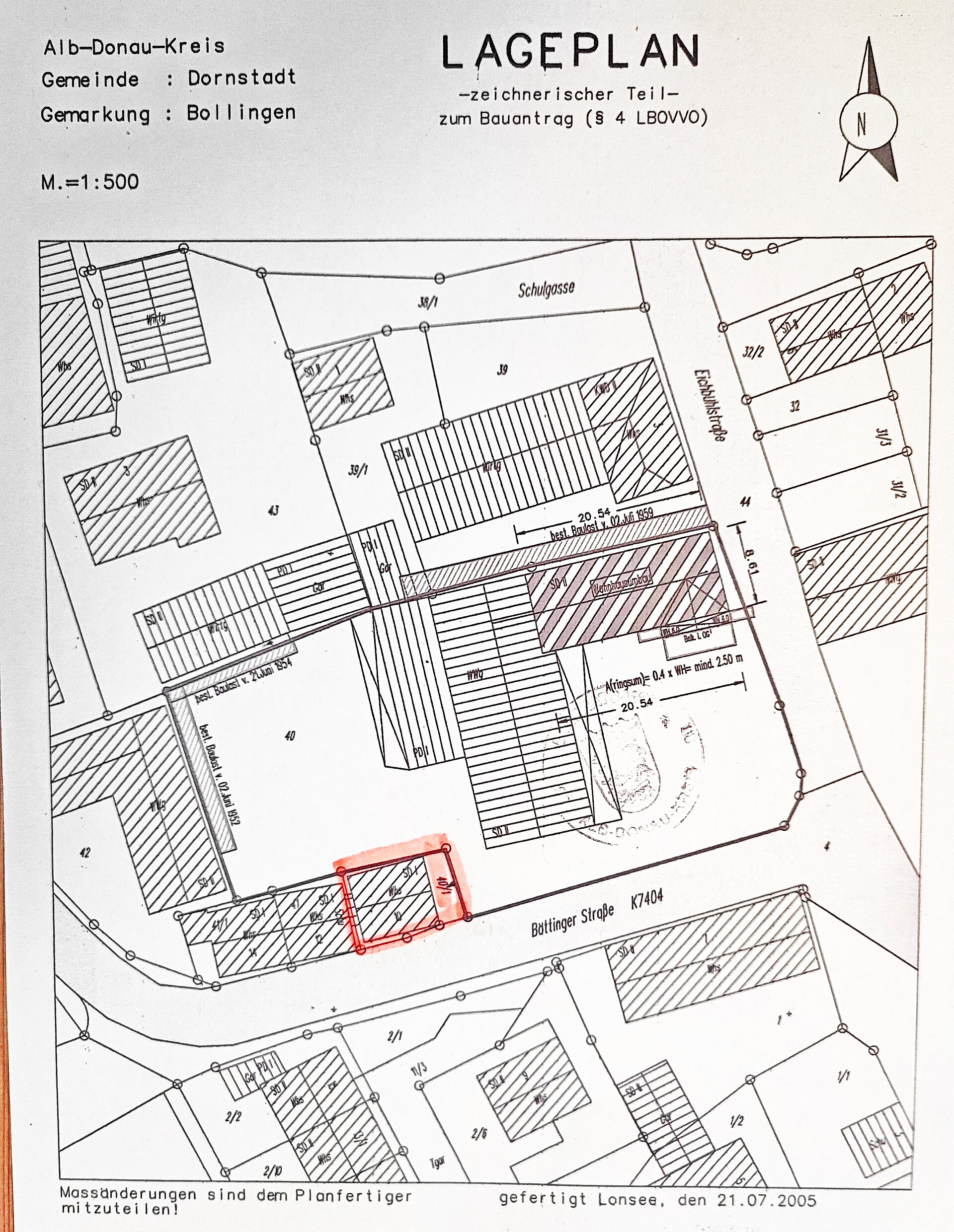 89160 Dornstadt-Bollingen, Böttinger Straße 10 - Regierungspräsidien ...